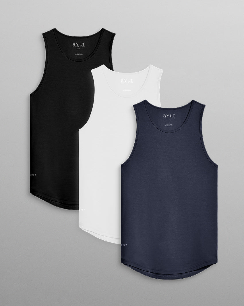 LUX Drop-Cut Tank - Bundle | BYLT Premium Basics ® – BYLT Basics